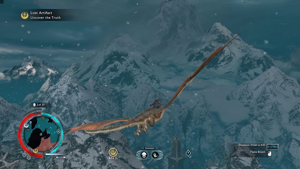 Middle Earth Shadow of War - Mounting graug & drake - YouTube