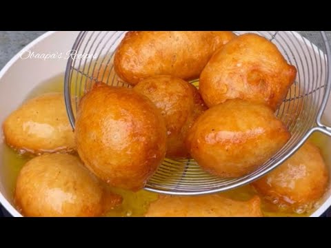 How To Make Most Delicious Ghana Bofrot/Puff puff. Easy & Better Than ...