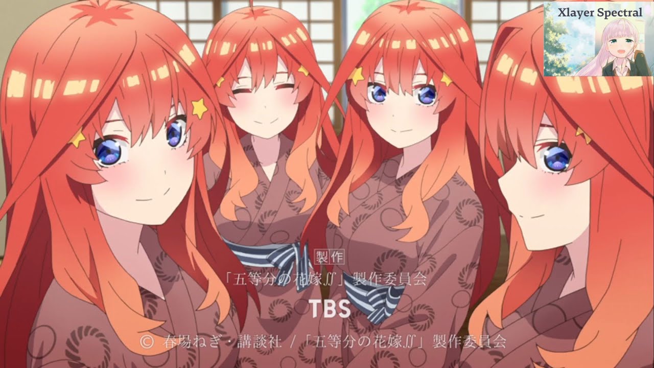 Todas las quintillizas Nakano se visten como Itsuki - Gotoubun no ...