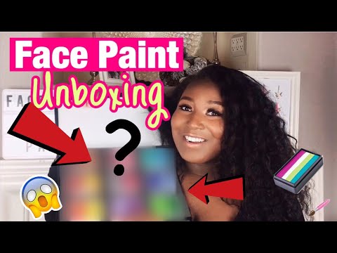 Huge Face Paint Unboxing! I got WHAT?!? - YouTube