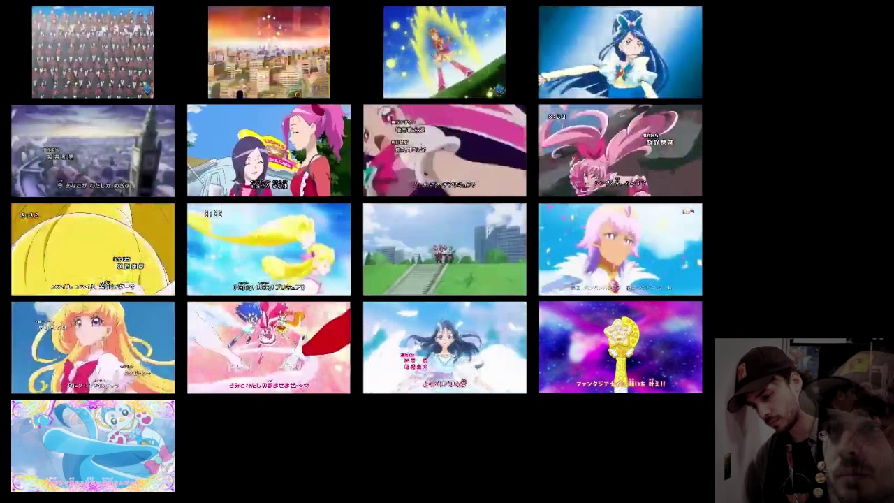 Every Pretty Cure intro but they all play at the same time [AUDIO ...