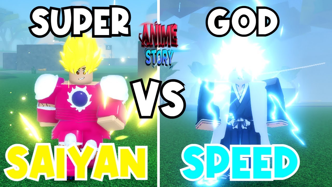 Goku SUPER SAIYAN vs Killua GOD SPEED in Anime Story... (ROBLOX) - YouTube