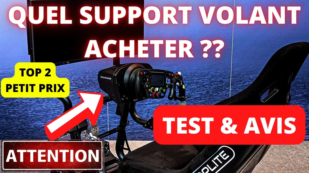 TOP 2 Meilleur Support Volant Gaming 2022 -- PC PS4 PS5 XBOX TEST SIM ...