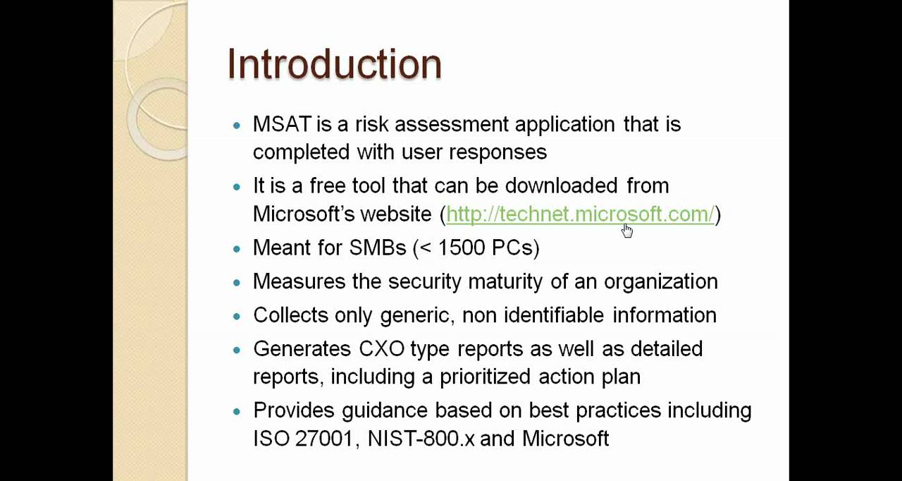 MSAT Part I.wmv - YouTube