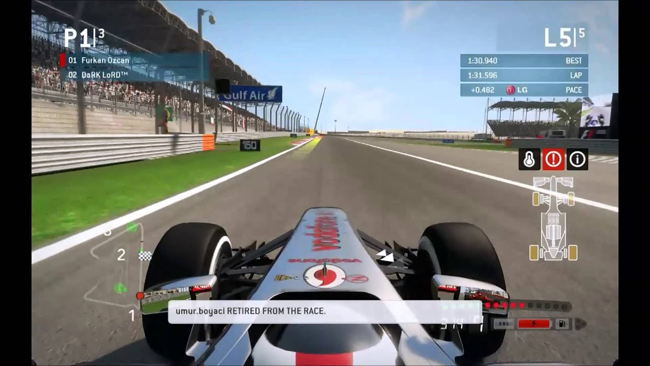 Closest Finish Ever in F1 2013 Online - YouTube