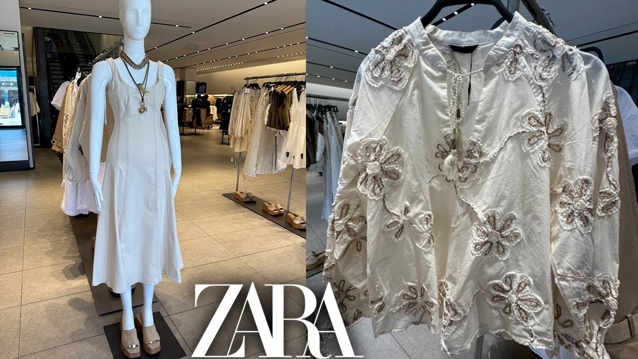 🧡 ZARA NEW WOMEN'S COLLECTION 💐 SPRING-SUMMER 2025 LATEST ARRIVALS ...