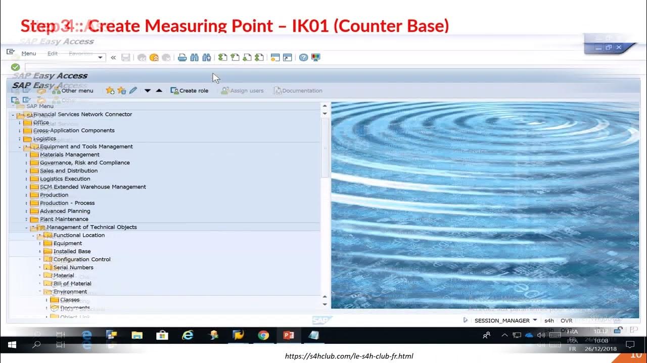 GU SAP S4H PM Measuring Point and Measuring Document - YouTube