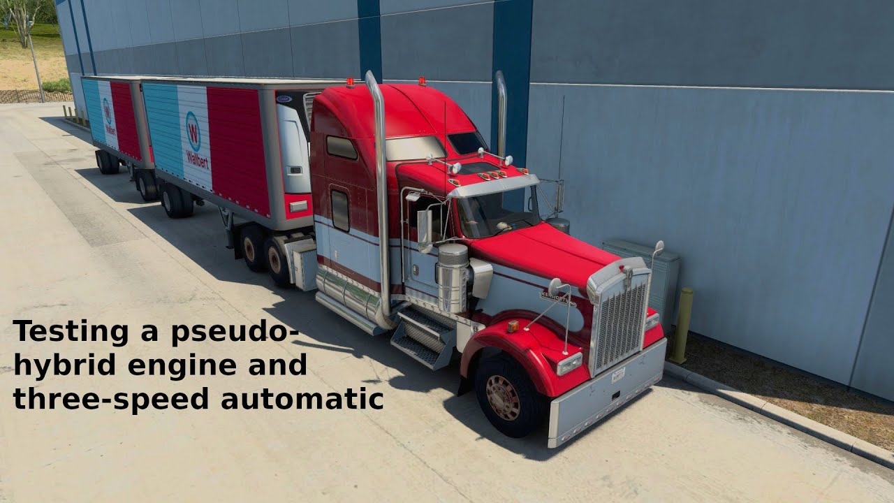 American Truck Simulator - Modding a pseudo-hybrid engine and three ...