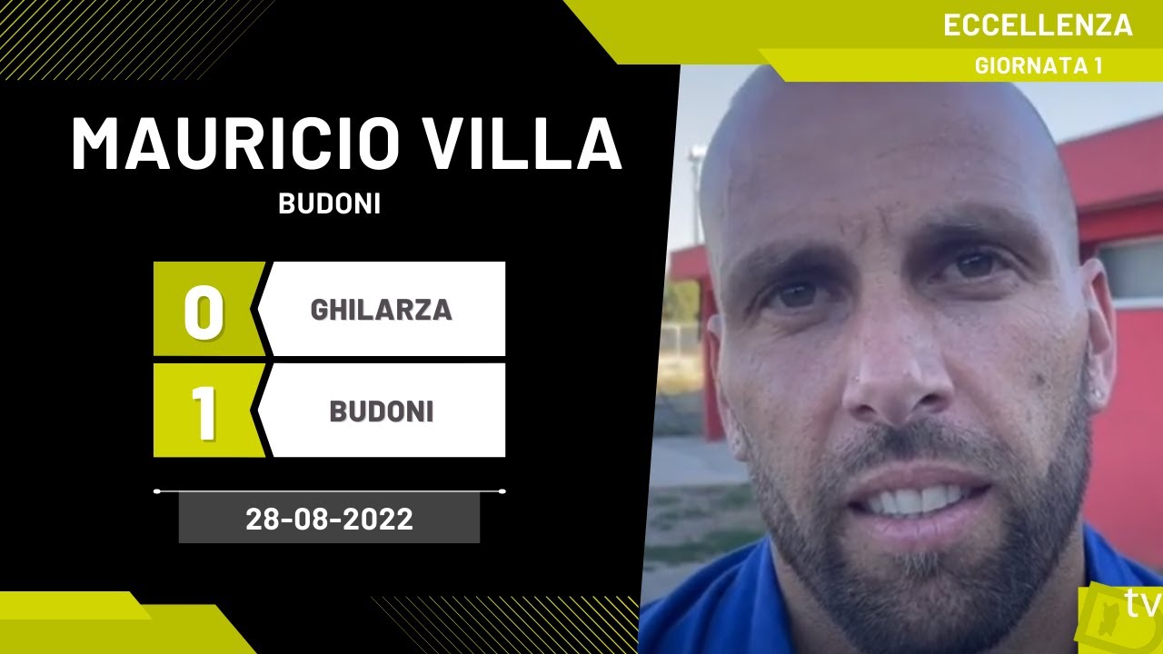 Mauricio Villa attaccante Budoni 28-08-2022 - Diario Sportivo - YouTube