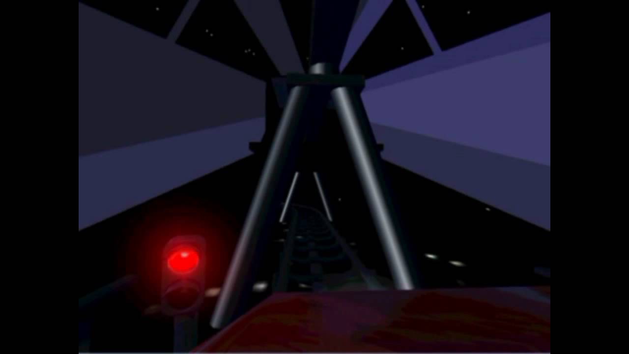 RCT3 Custom Space Mountain track 2 - YouTube