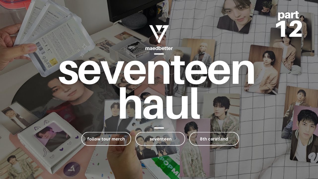 part 12 SVT collection journey | follow tour wonwoo merch, 8th ...