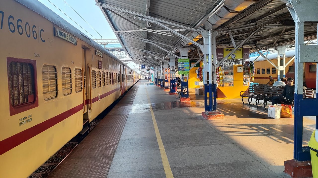 Ernakulam junction railway station to ksr bengaluru City junction ...
