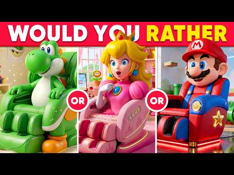 Would You Rather - Build Your SUPER MARIO GALAXY House 🍄✨🌌🏰 Part 2 | Daily Quiz