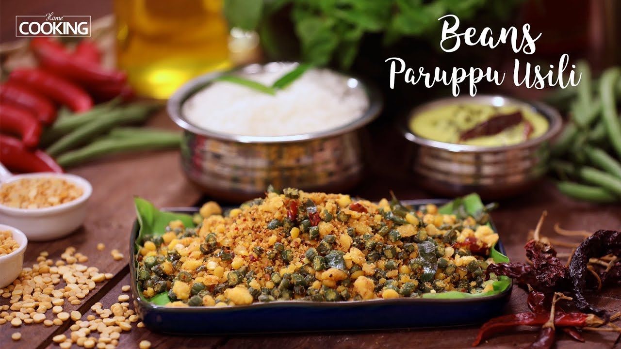 Beans Paruppu Usili | Paruppu Usili Recipe | Veg Side Dish | Beans ...