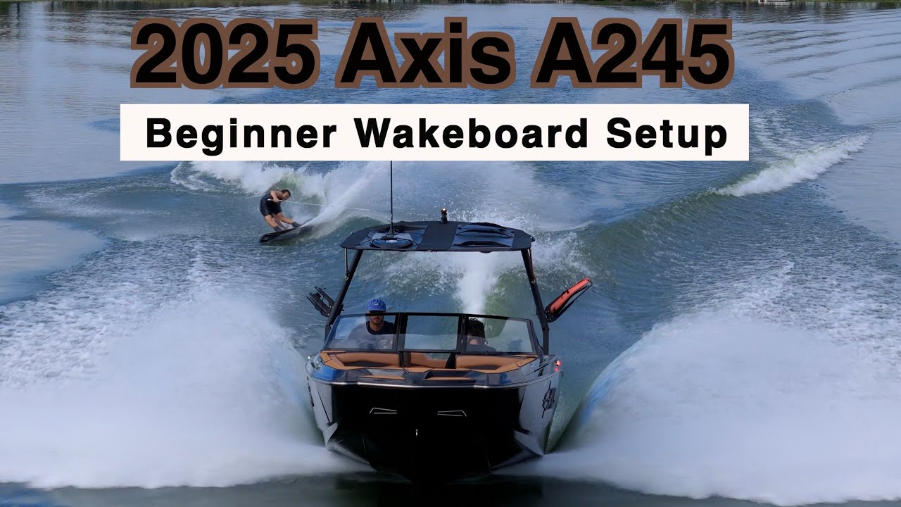 Wakeboard Setup on the A245: Beginner - YouTube