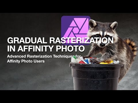 Affinity Photo Gradual Rasterization for White Toner Printing - YouTube