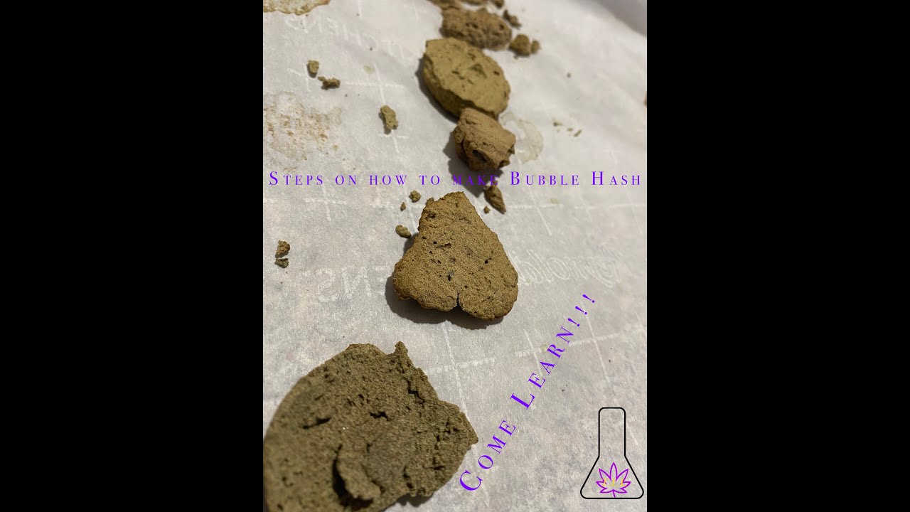 How to make Bubble Hash the efficient way for the best results! - YouTube