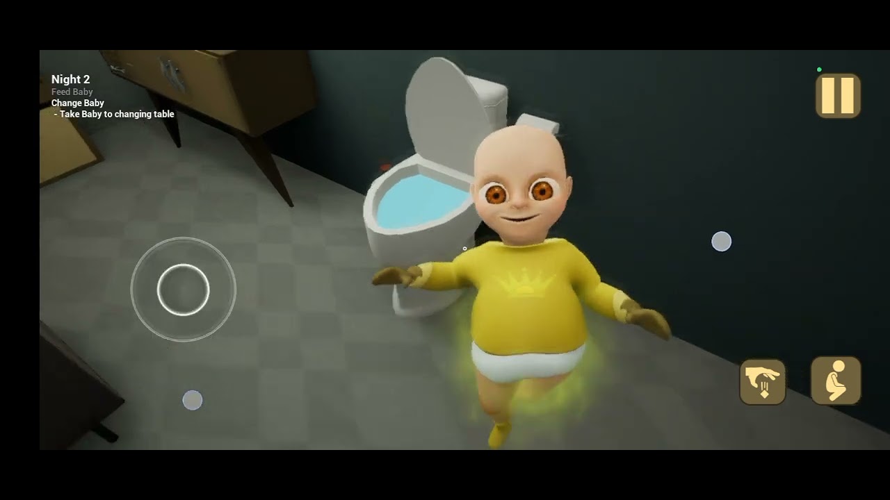 yellow baby 🍼🐥 horror game part 1 - YouTube