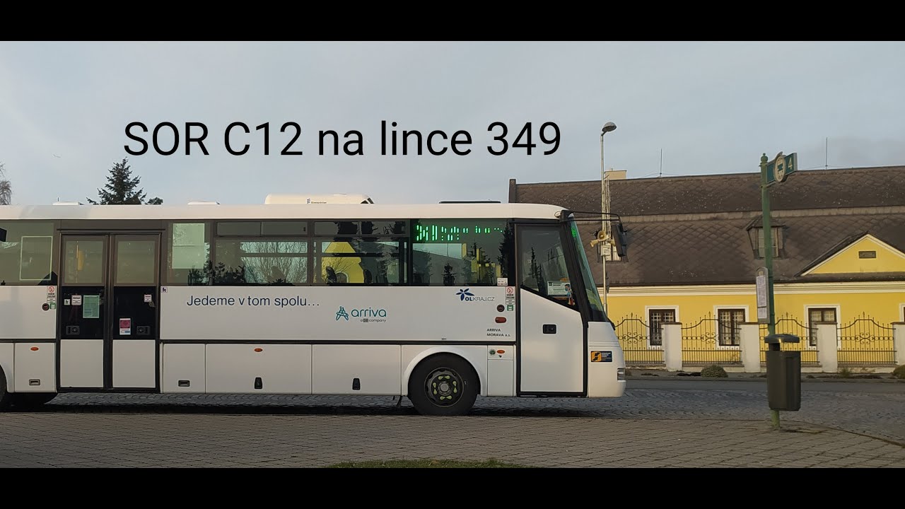 SOR C12, Arriva Morava, 349 - YouTube