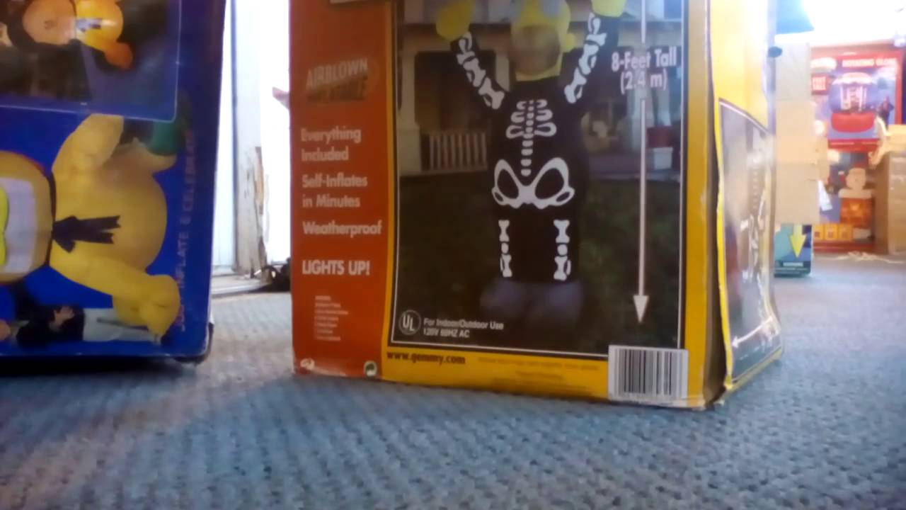 2003 inflatable homer Simpson review and test - YouTube