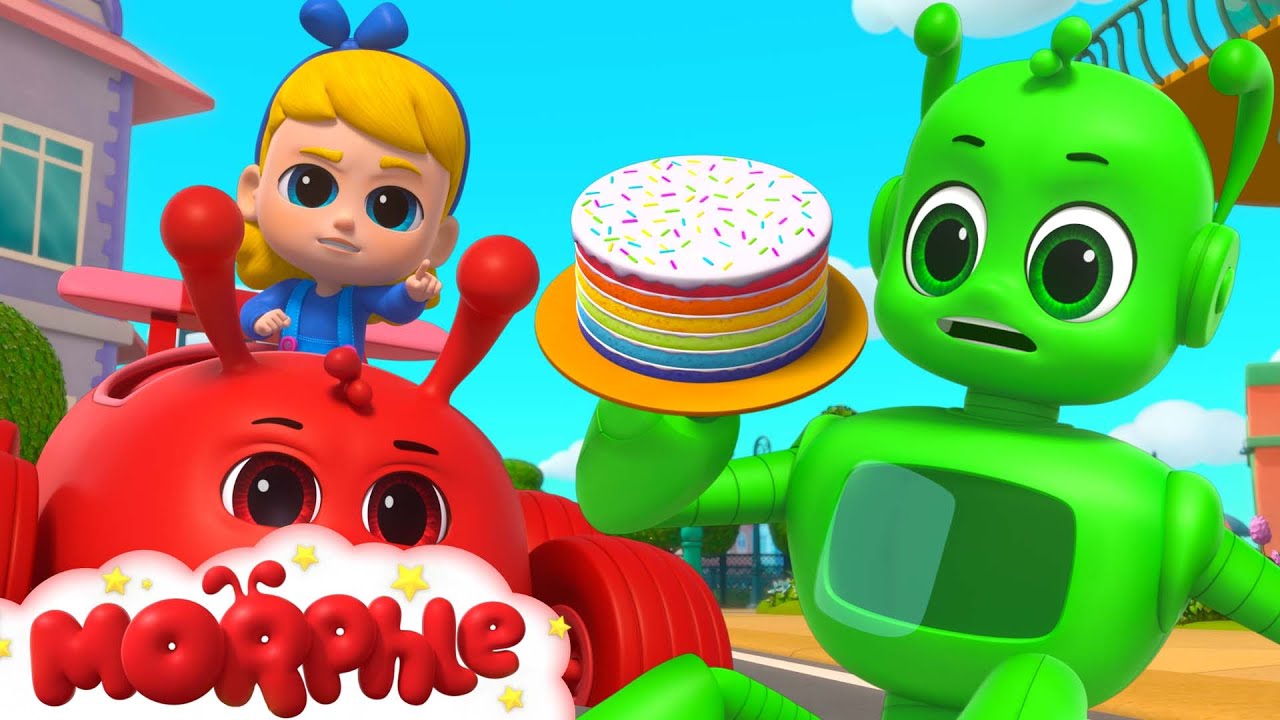 Crazy Cake Chase | My Magic Pet Morphle | Kids Cartoons | Morphle vs ...
