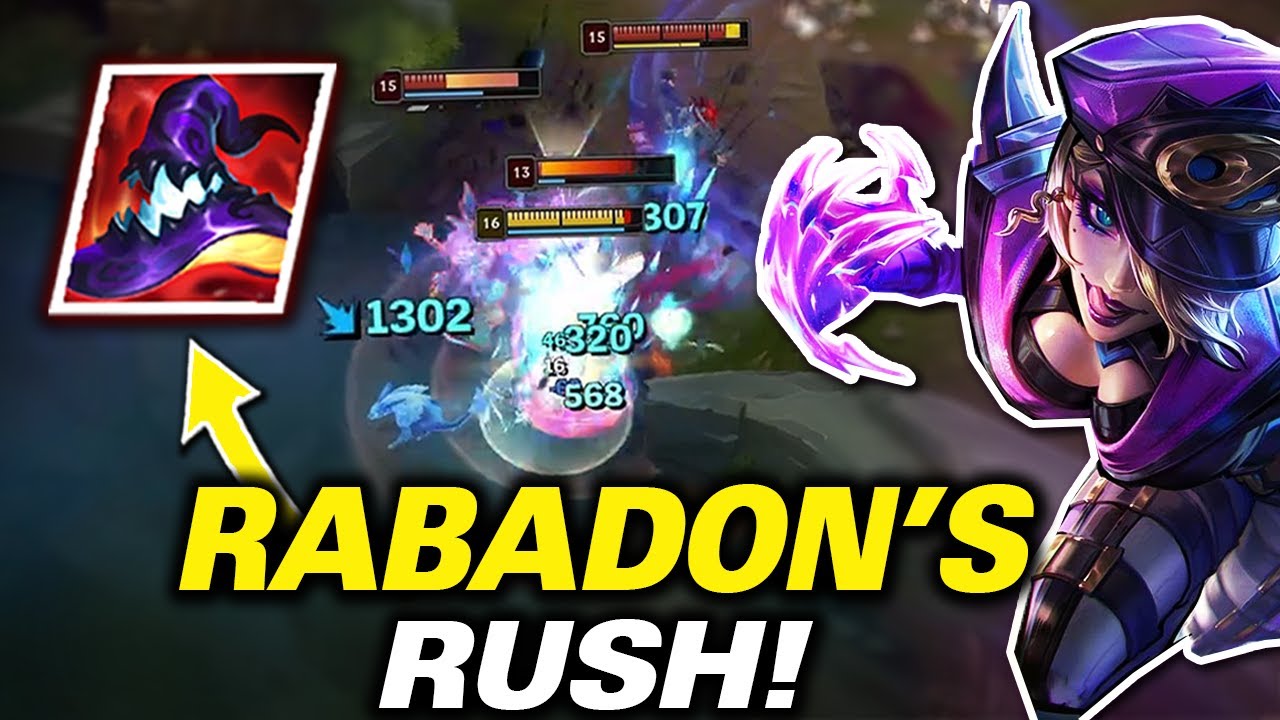 RUSHING RABADON'S FIRST ITEM MAKING ENEMIES LOSE THEIR MIND! - YouTube