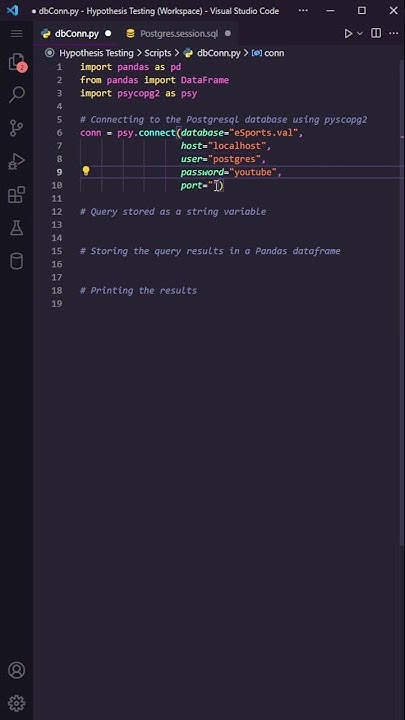 Using Python to query a SQL database in less than 60 seconds! #python #datascience #pandas #sql ...