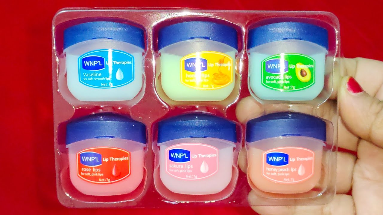 ll WNP'L LIP THERAPIES ll AVOCADO,VASLINE ,HONEY,ROSE LIP BALM,SHAKURA ...