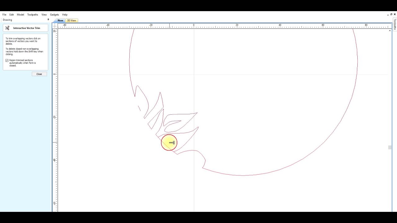 Vectric Aspire floral picture frame part 1 - YouTube