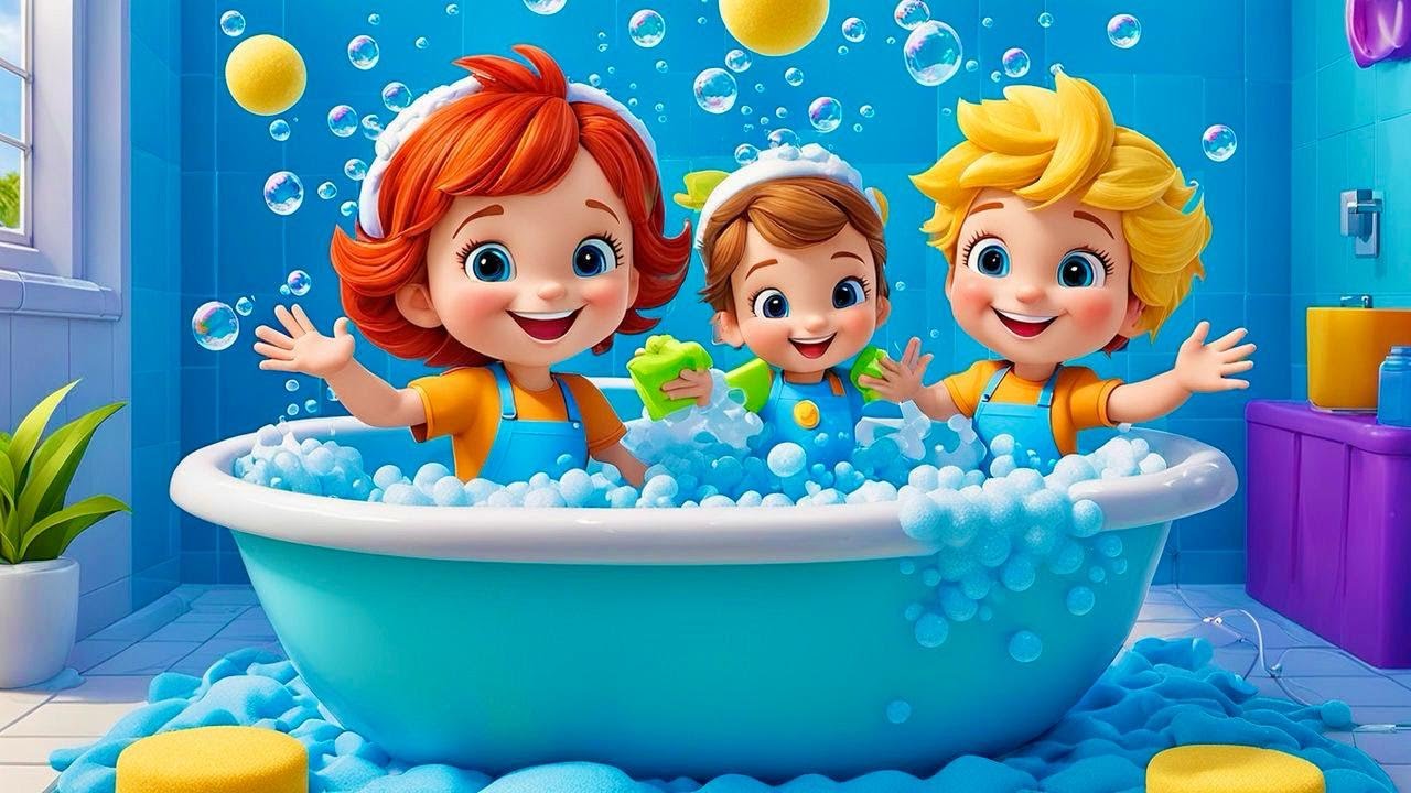 Bath Time | Nursery Rhymes | Kids Songs | Fun and Learning - YouTube