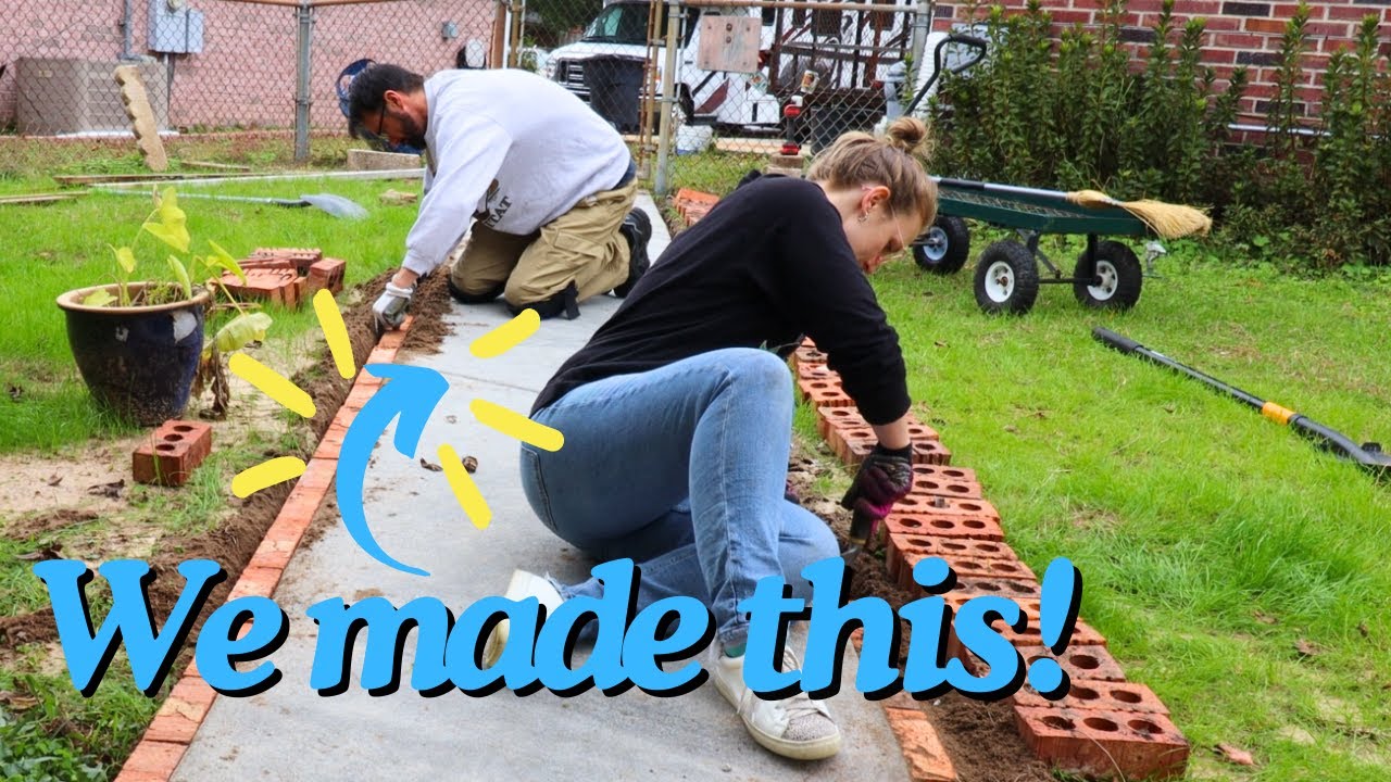 The OFFICIAL dry pour sidewalk installation! - YouTube