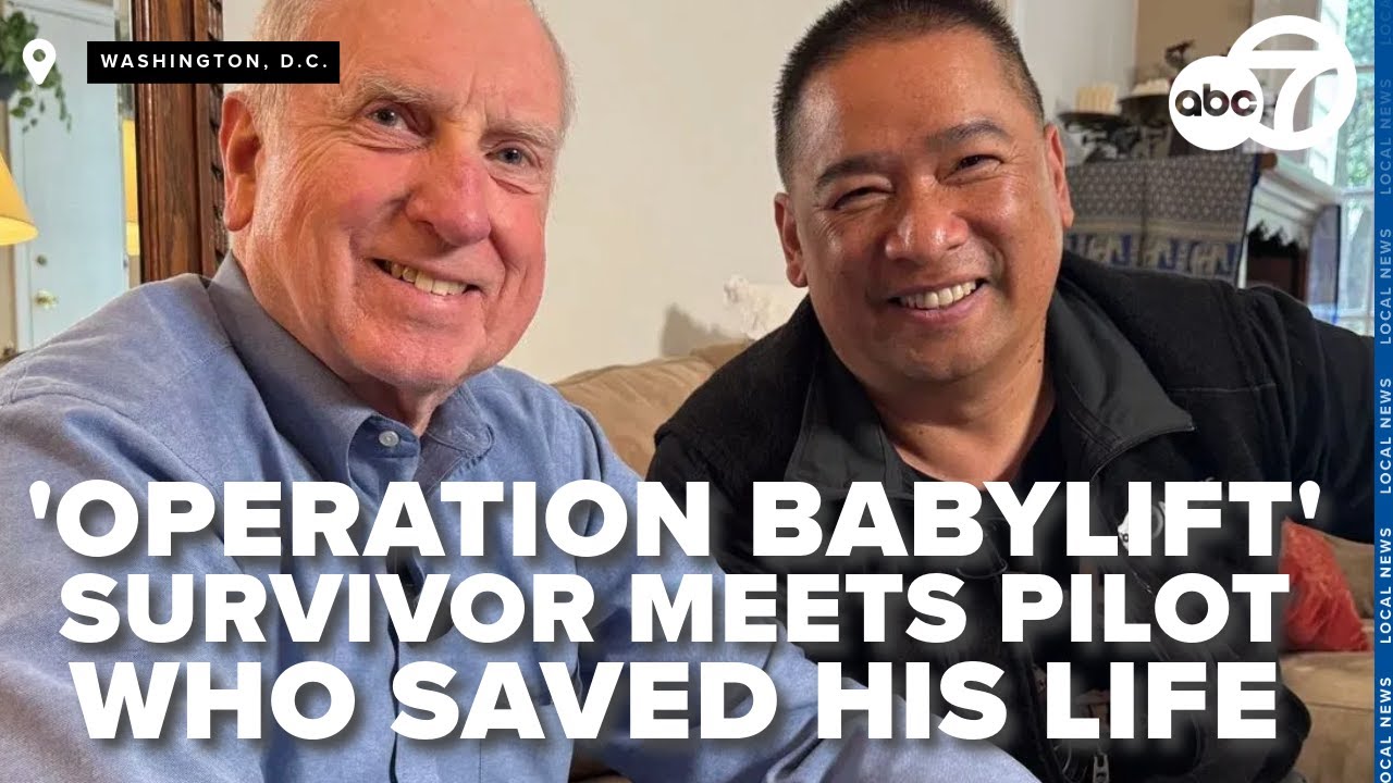 'Operation Babylift' plane crash survivor meets Air Force pilot who ...