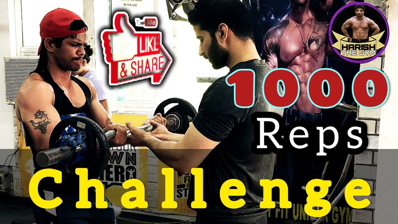 1000 Reps Arms Workout Challenge || Arms Day || Harish The Gym - YouTube