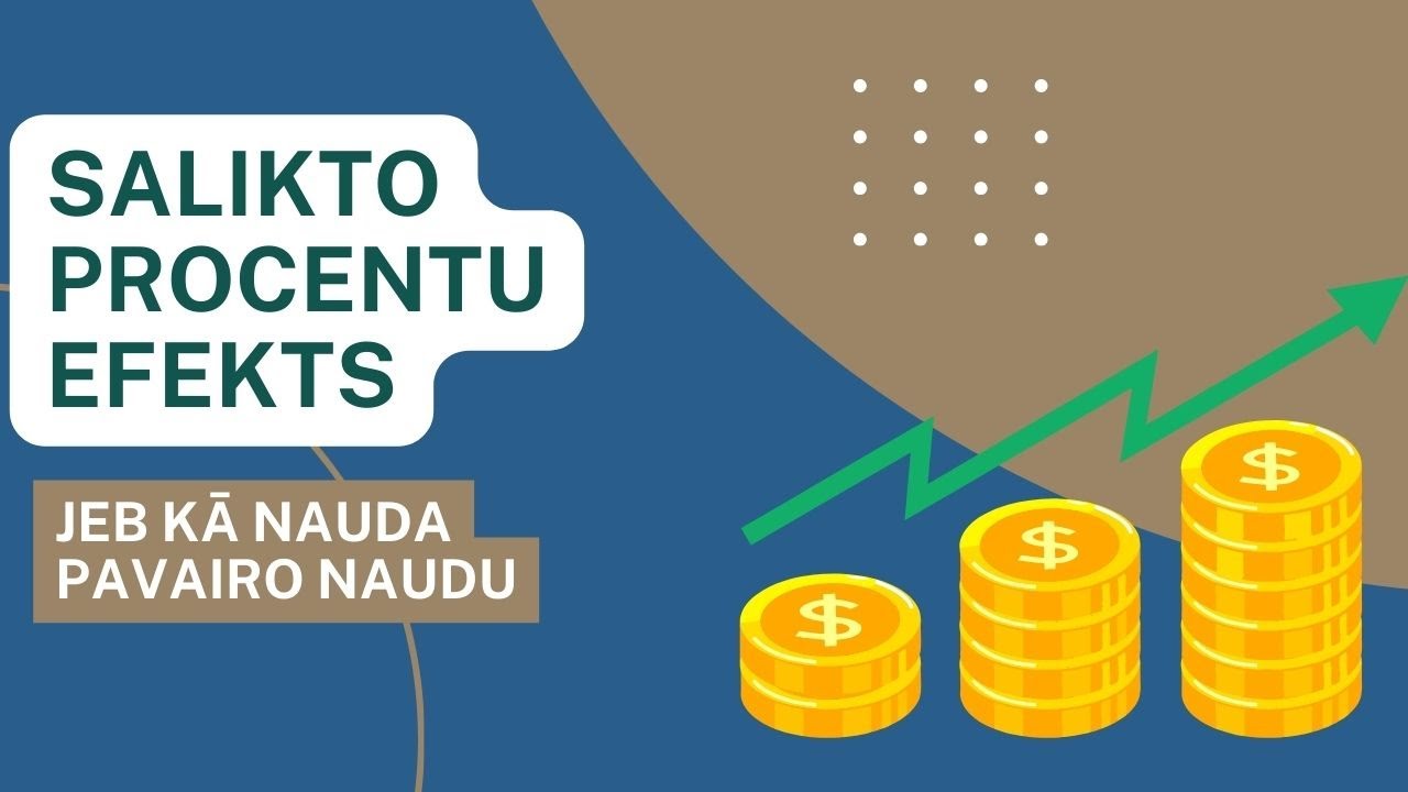 Kā nauda pelna naudu un kā taisīt naudu, nestrādājot. Salikto procentu ...