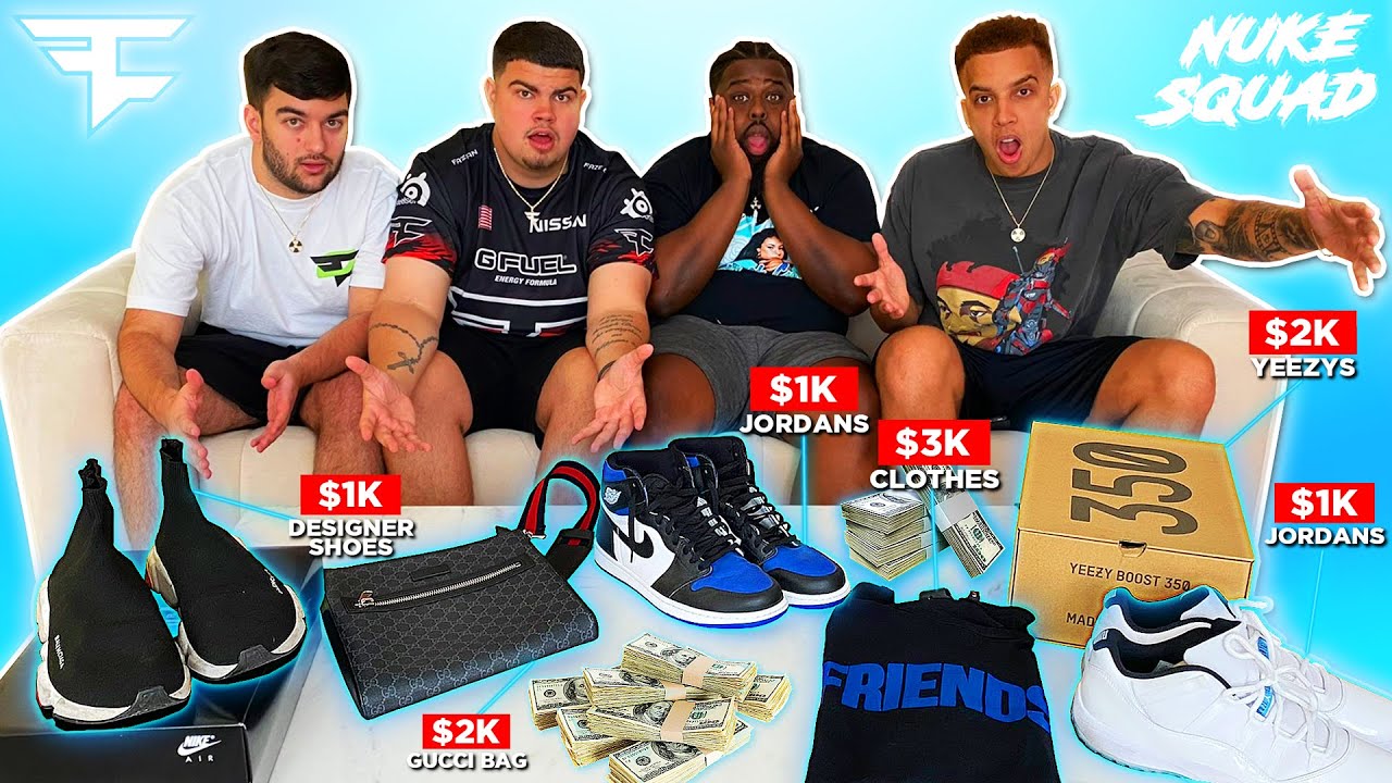 How FaZe Nuke Squad Spent Their First $10,000 in Gaming - YouTube