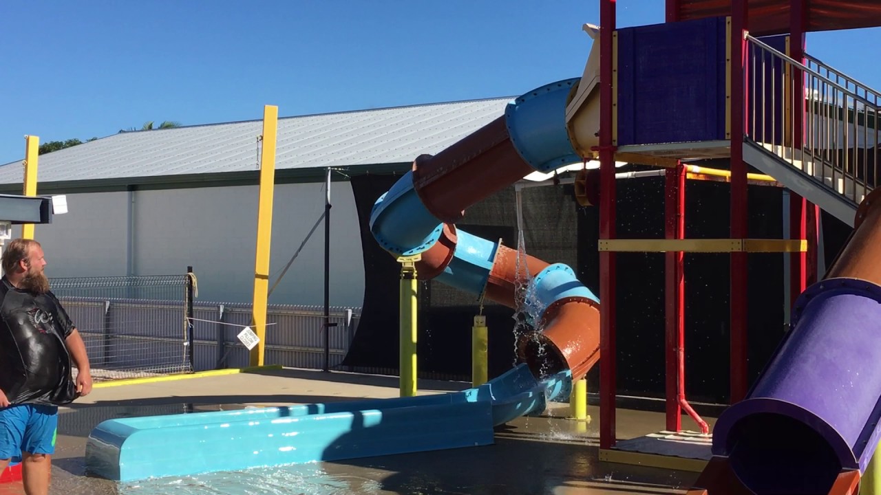 Kurrimine Beach Holiday Park waterpark, North Queensland - YouTube