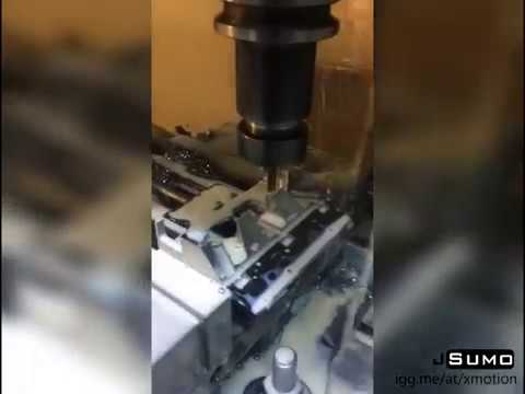 XMotion Mini Sumo Robot Body Cut From Cnc Machine - YouTube