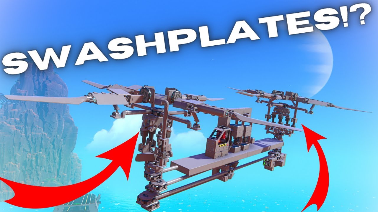 I Made a Swashplate Helicopter In Trailmakers! - YouTube