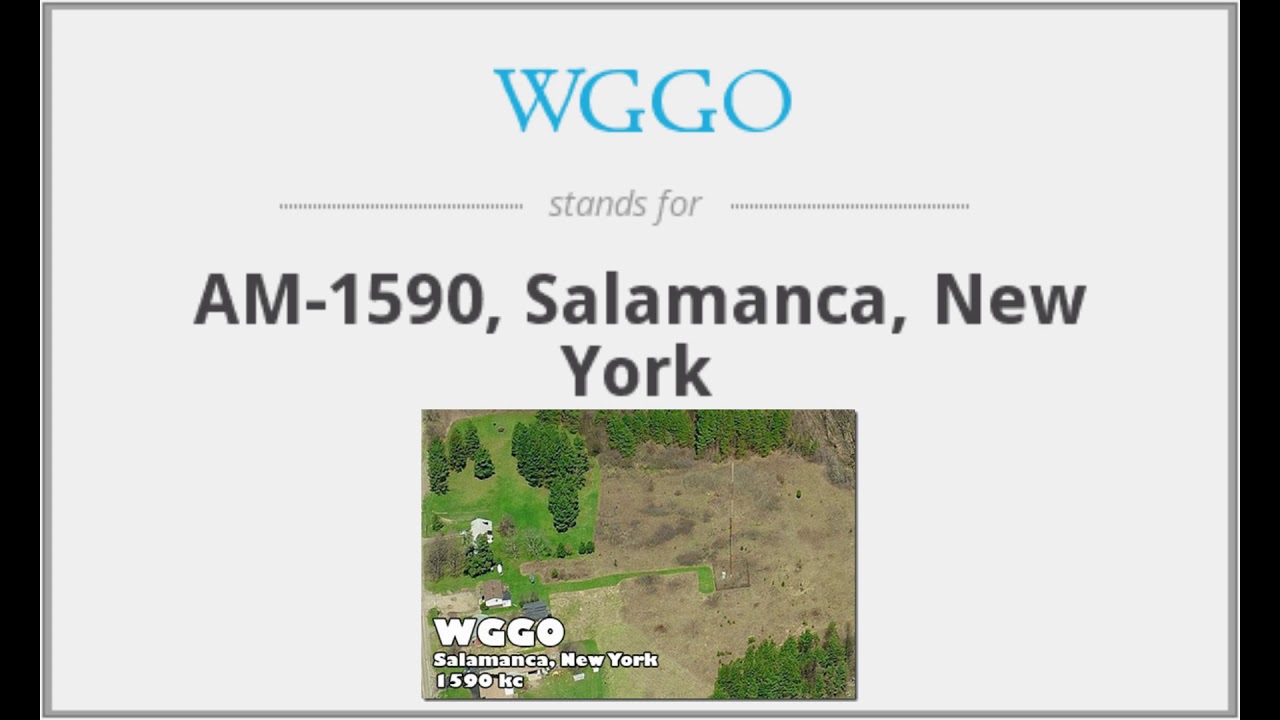 WGGO Salamanca New York 1590 AM - YouTube