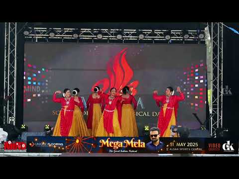Cinematic Dance Performance| Mudra School of Dancing Mind Megamela 2025|ALSSA Sports Center, Dublin