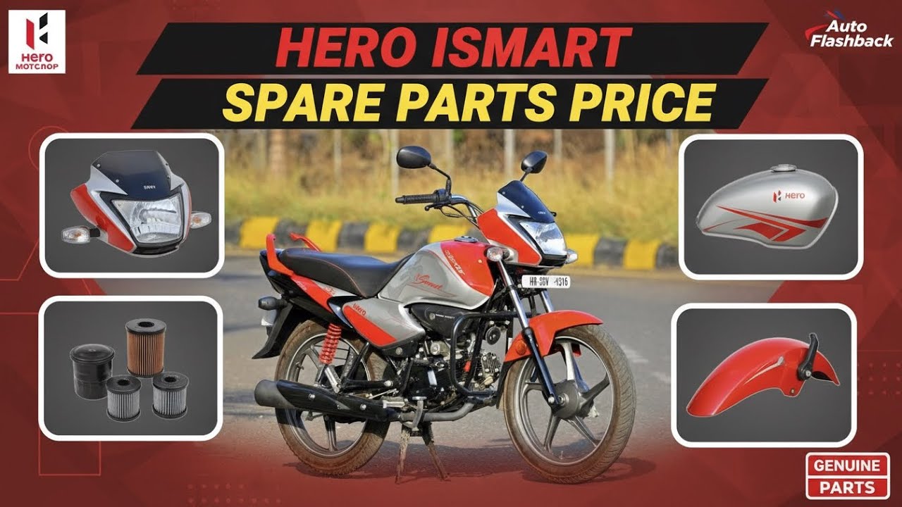 Hero Splendor iSmart Bike Accessories Price List 2024 | Auto Flashback ...