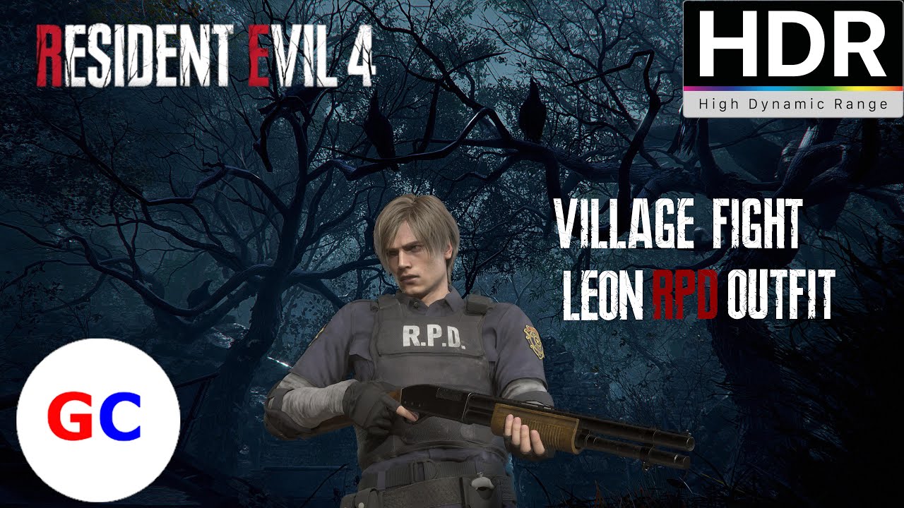 Resident Evil 4 Remake Village Fight 4K HDR - YouTube