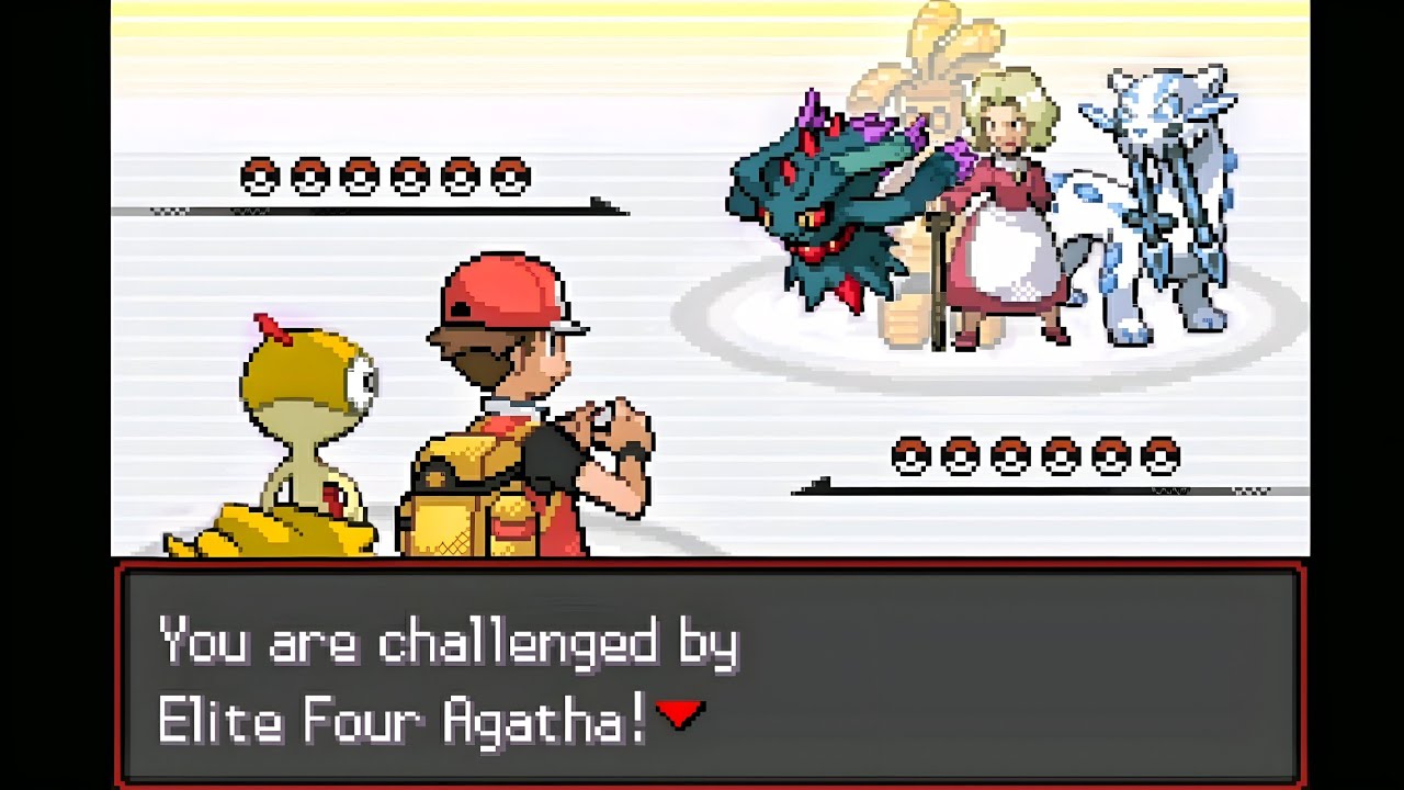 Pokemon Radical Red 4.1 - Elite Four Agatha (Zoroark Lead) - YouTube