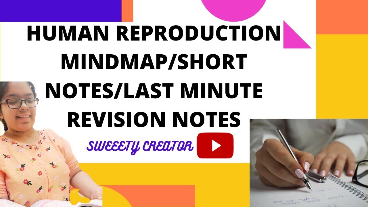 Human Reproduction Mindmap/Handwritten Short Notes/NEET/Mh-cet/Boards ...