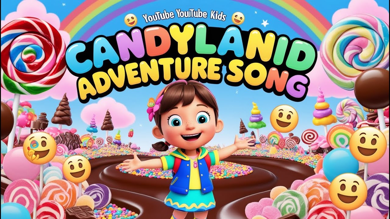 🎶 Candyland Adventure Song for Kids | Magical Candy World 🍬🍭 | Sing ...