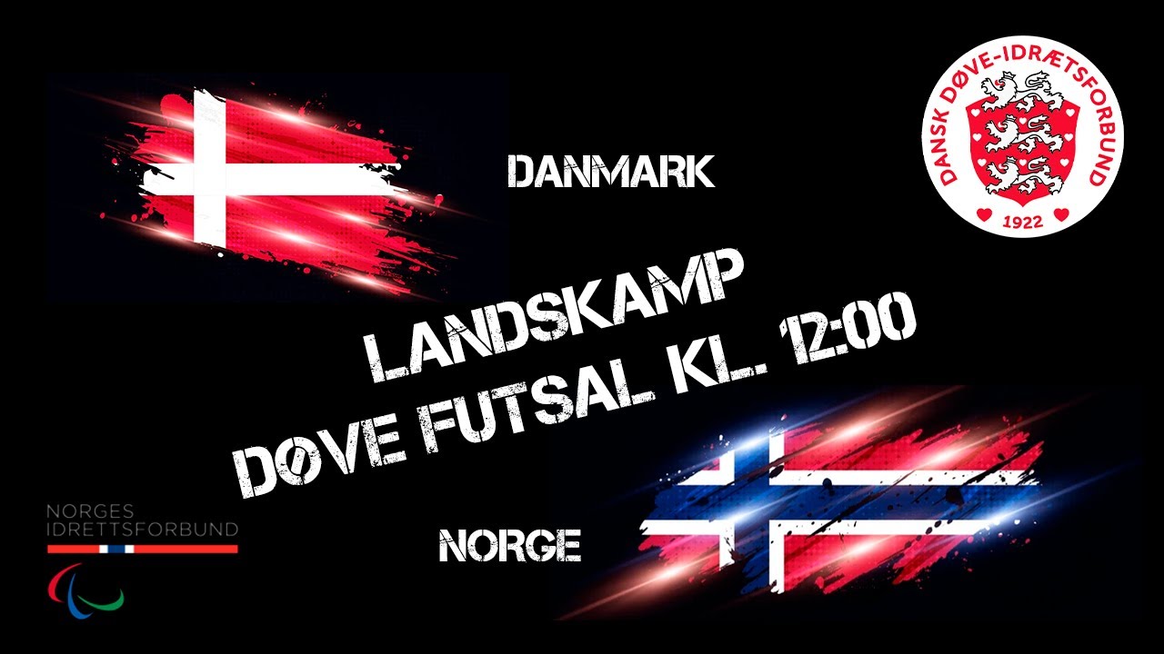 Døve Futsal Danmark vs. Norge - YouTube