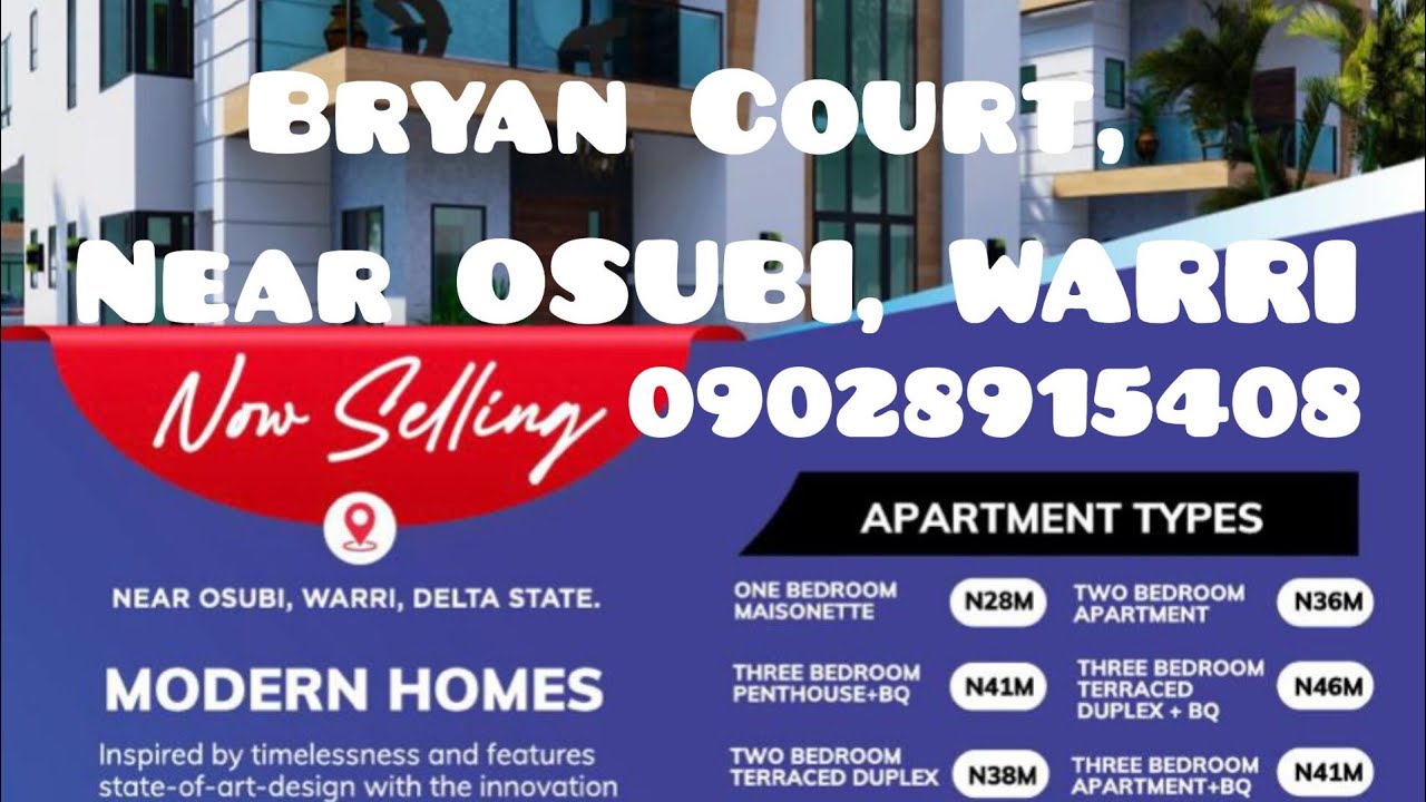 INSIDE WARRI FINEST. BRYAN COURT AT OSUBI WARRI, CLOSE TO AIRPORT ...
