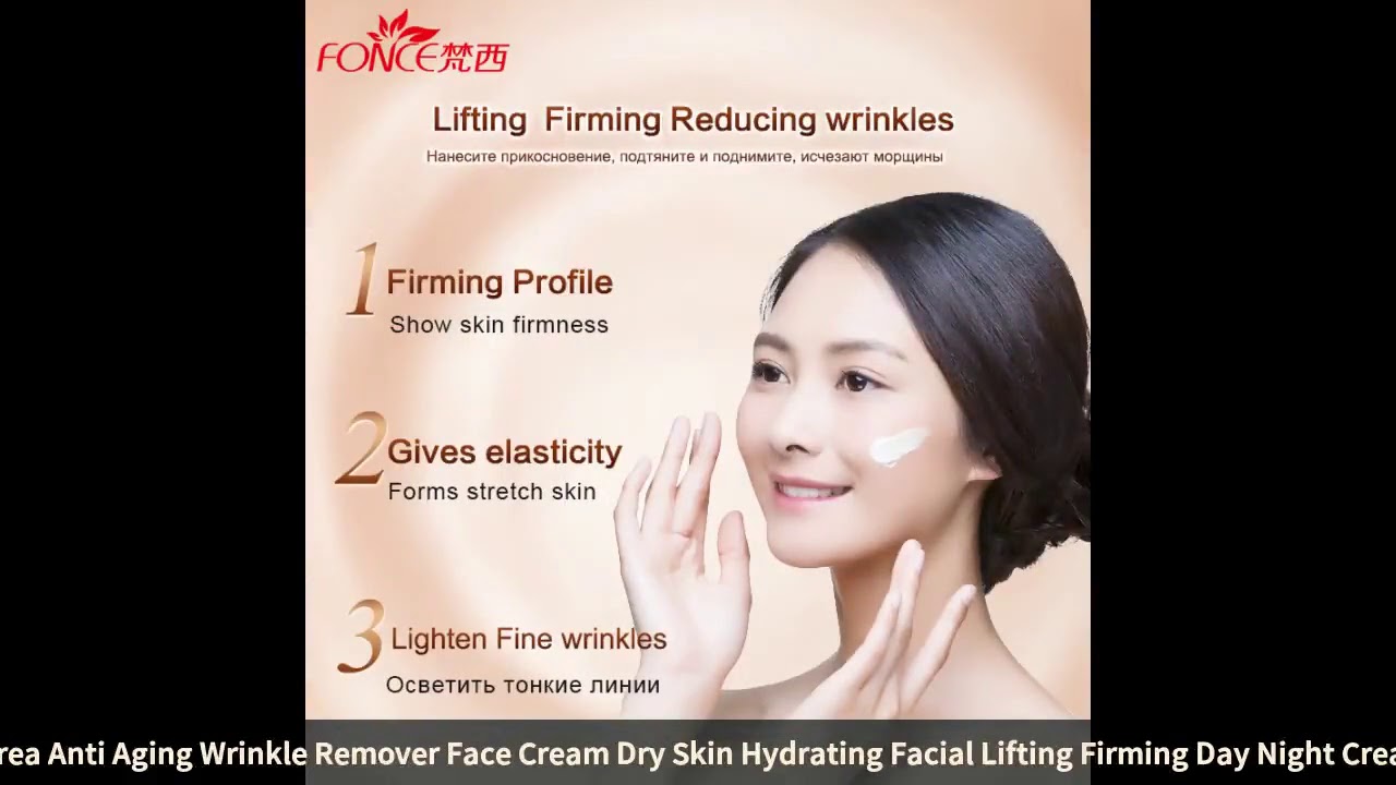 Fonce Korea Anti Aging Wrinkle Remover Face Cream Dry Skin Hydrating ...