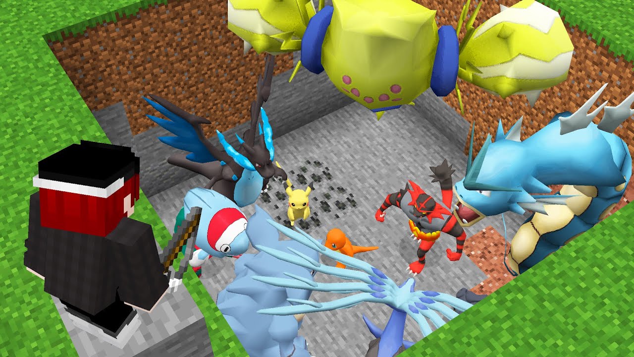 Fiz Uma Pescaria Pokémon no Pixelmon - YouTube