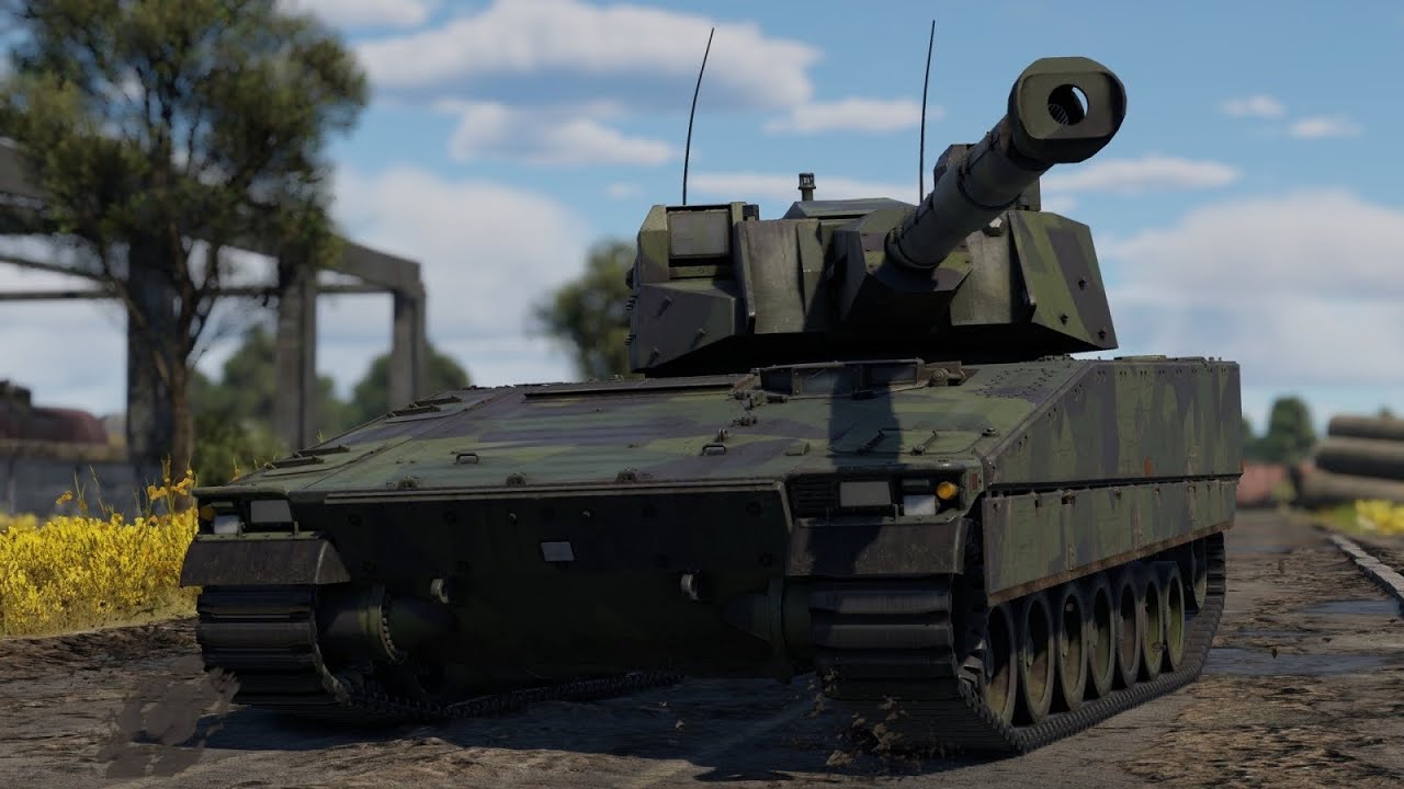 War Thunder: CV 90105 Swedish Light Tank - YouTube